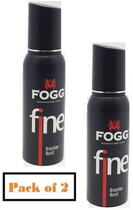 FOGG (Fine Brazilian Burst) 120ml Each Pack of-2 Deodorant Spray - For ...