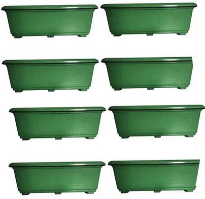 BGE Rectangular Plastic Pots for Plants, Jupiter Flower Pots for Home ...