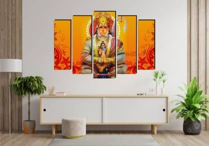 balkrishna wall stickers 68 cm lord Hanuman ji wall sticker 3d Self ...