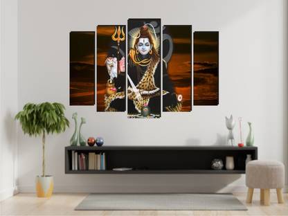 Approach home Decor 68 cm lord Shiva wall sticker 3d Self Adhesive ...