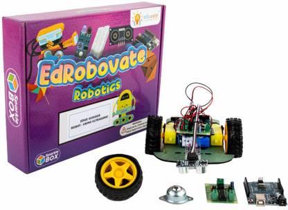 Sparklebox Robotic DIY Kit (Edge avoiding Robot Using Ultrasonic Sensor ...