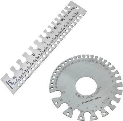 SAMENX Rectangular Wire Gauge &SWG Sheet Metal Wire Gauge /Sizer in ...