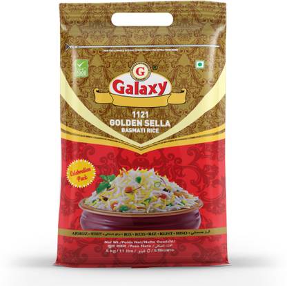 GALAXY 1121 Golden Sella 5 Kg Basmati Rice (Long Grain) Price in India ...