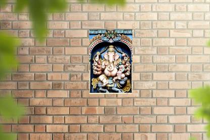 Lord Ganesha Ganpati Bappa Poster|Religious Interior Wall Item|Poster ...
