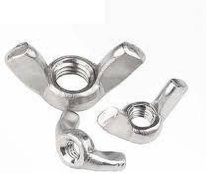 VP INDUSTRIES Nut M8 Thread Butterfly Wingnut Metric Thread Zinc Plated ...