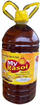 My Rasoi Ghar Ke Rasoi,Ghar Ka Swad Pure Mustard Oil, 5tr PET Bottle ...