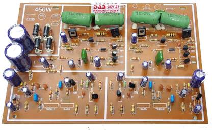 DAB 450 Watt DIY 2N3055 AND 2N3773 Powerful Transistor Audio Amplifier ...