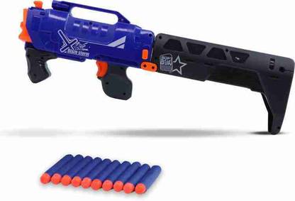 ARKCOLLECTION Manual Foldable Blazer Gun with 10 Foam Bullets for Kids ...