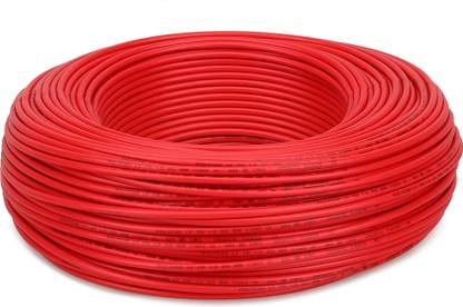 Polycab FR Grade PVC Compound 1.5 sq/mm Red 90 m Wire Price in India ...
