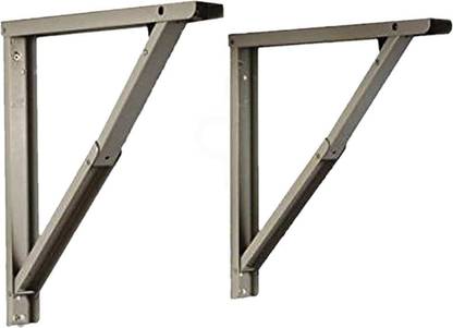 Flux Heavy Duty Folding Shelf Table Brackets Foldable Steel Powder ...