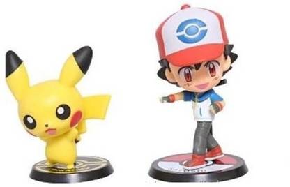 Delite Funzo Super PokeMon ASH Pikachu combo pack cute cartoon model ...