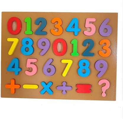 Wembley Wooden Numerical Puzzle Board for Kids Preschool Learning ...