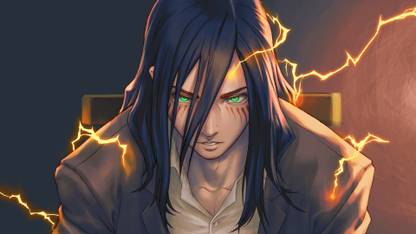 ATTACK ON TITAN Eren Tatakae Pack of 2 posters Photographic Paper ...