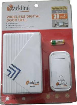 Stackfine Wireless Digital Door Bell | Long Range Wireless Heavy Duty ...