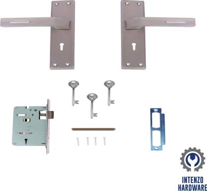 intenzo Legend Double Action Lock Set Stainless Steel Door Handle Price ...