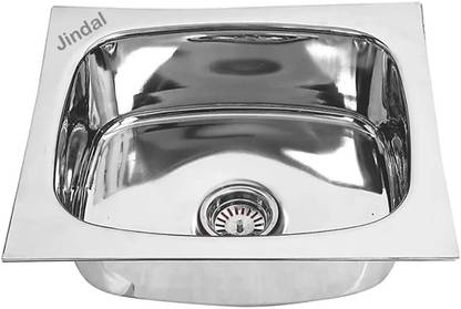 Jindal steel 12x15x7 kitchen sink 10 year warranty 304 grade with Heavy ...