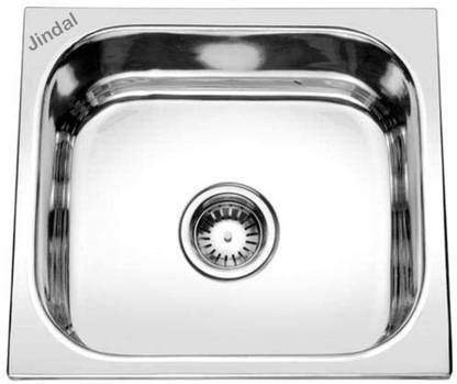 Jindal steel 14x18x6 Stainless Steel kitchen Sink 304 Grade Stainles ...