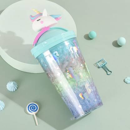 Ambivert BEST BUY Unicorn Sipper Sparkle with Straw for Girls Travel ...