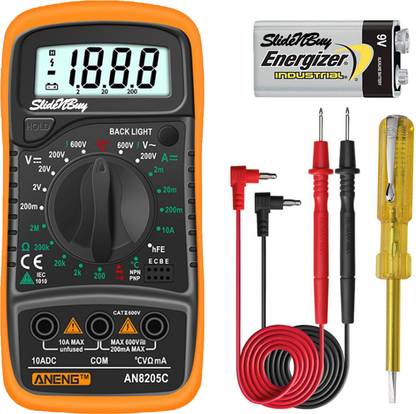 SlideNbuy ® Unity Pocket Digital Multimeter Mini Measures AC/DC Voltage ...