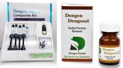 Dengen Dental Dengosol Gutta Percha Solvent & Dengen Supreme 7 Syringe ...