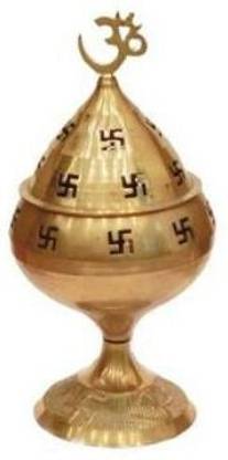 Astro Devam Brass Akhand Jyot Diya Stand With Cover For Puja/ Astro ...