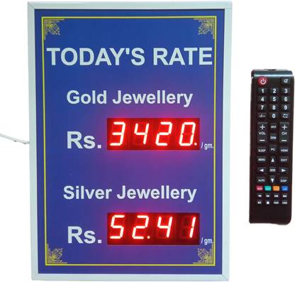 ArcEin Gold And Silver Rate board 1Inch LED Display board for use in ...