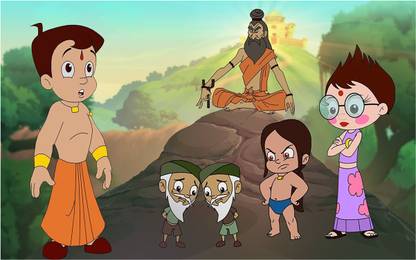 Chhota Bheem Wall Poster For Room With Gloss Lamination D16 Paper Print ...
