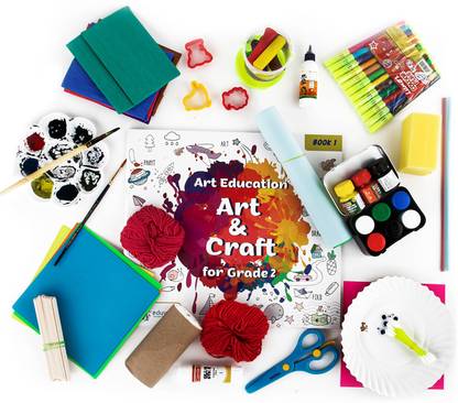 Sparklebox 6 In 1 DIY Art and Craft Fun Learning Educational Kit & Book ...