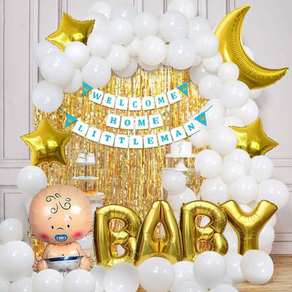 Party Propz Welcome Home Baby Decoration Kit - Welcome Home Baby Boy ...