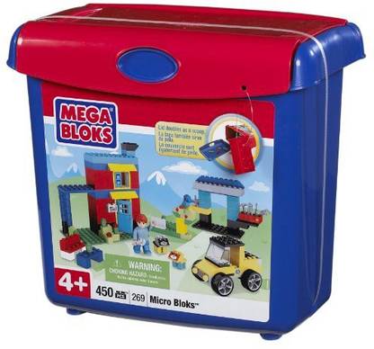 Mega Bloks Micro Bloks Scoop'n Build Bucket classic - Micro Bloks Scoop ...