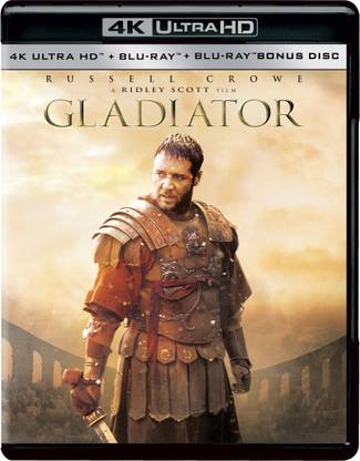 Gladiator (4K UHD + Blu-ray + Bonus Disc) (3-Disc) Price in India - Buy Gladiator (4K UHD + Blu ...