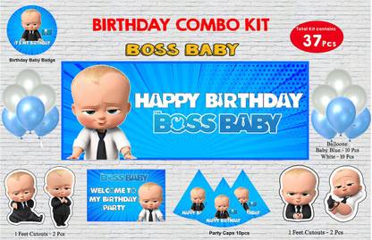 The Party Shoppy Boss Baby Theme Birthday Party Decoration Supplies ...