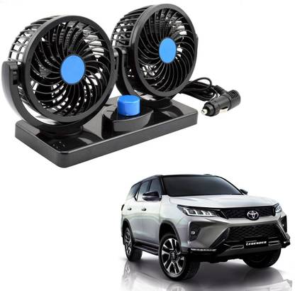Auto Addict 12V DC Electric Car Fan for Dashboard 360 Degree Rotatable ...