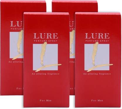 Buy lure Perfume Spray for Men (50ml, Pack of 4) Perfume - 200 ml ...