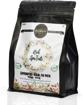 BIOWILIS RICH SPROUTS- SPROUTED HEALTH MIX 500G 500 g Price in India ...
