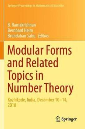 Modular Forms and Related Topics in Number Theory: Buy Modular Forms ...