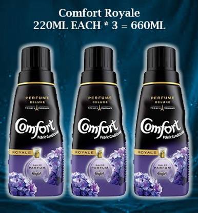 Comfort ROYALE FABRIC CONDITIONER 220 ML EACH (220 ML * 3 = 660 ML ...