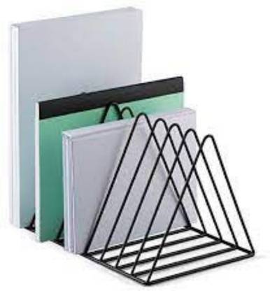 Ingeniero Table Top Magazine Holder (Black, Iron) book magazine stand ...