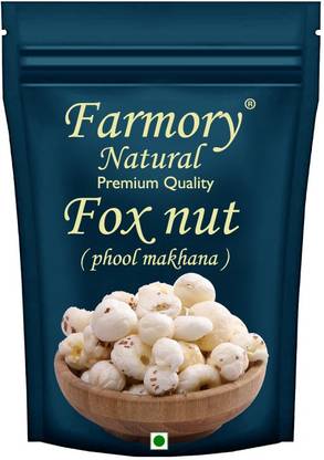 Farmory HOMEMADE Phool Makhana Gorgon Nut Puffed / FOX NUTS Lotus Seeds ...