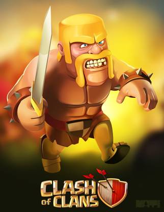 Clash of Clans Poster MultiColor PhotoPaper Print (12 inch X 18 inch ...