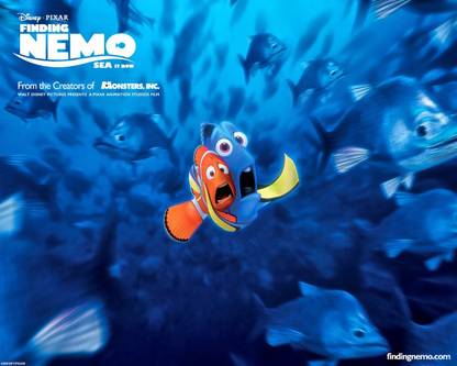 Finding Nemo Poster MultiColor PhotoPaper Print (12 inch X 18 inch ...