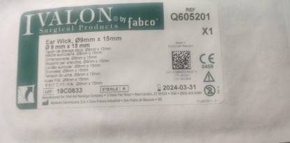 ENT SUPPLIER EAR WICK 9 x 15 MM - Price in India, Buy ENT SUPPLIER EAR ...