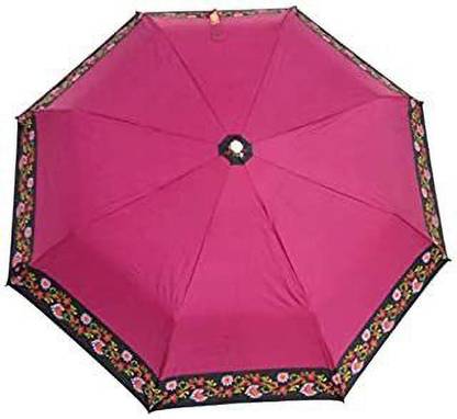 Flying monk Floral Umbrella (8821) (Maroon) Umbrella - Buy Flying monk ...