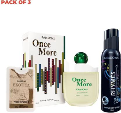 RAMSONS 1 EAU De Parfum Once More (40ml) + 1 Pocket Perfume Exotica ...