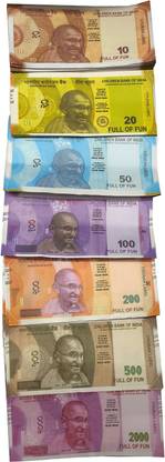 SHIMZAN Dummy Currency Indian Fake Nakli Notes for Kids Playing ...