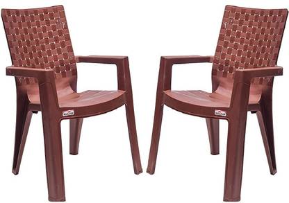 COMFORT Creation Durable Strong Chair With Long Rest Back (Metallic ...