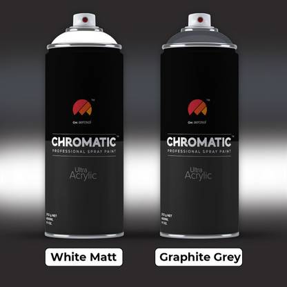 Chromatic White Matt & Graphite Grey Spray Paint 400 ml Price in India ...
