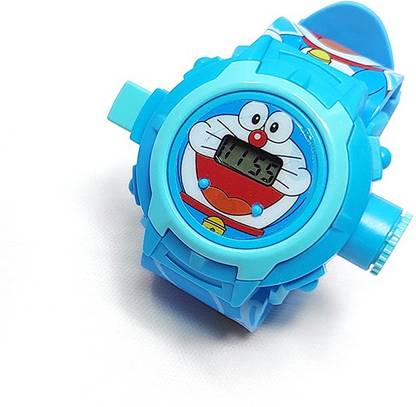 QWICK CLICK Doraemon Cartoon 3D Automatic Projector 24 Grids Display ...