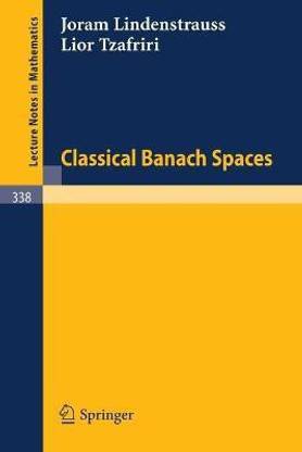 Classical Banach Spaces: Buy Classical Banach Spaces by Lindenstrauss Joram at Low Price in ...