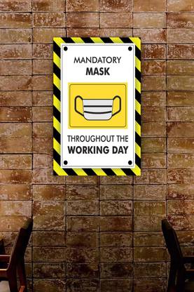 Posters On Coronavirus|Mandatory Mask|Covid 19 Precaution Poster ...
